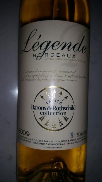 2004 Barons de Rothschild (Lafite) Bordeaux Legende Blanc, France ...