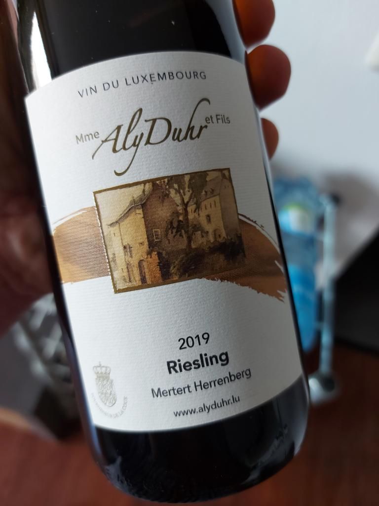 2019 Mme Aly Duhr & Fils Riesling Grand Premier Cru Mertert Herrenberg ...