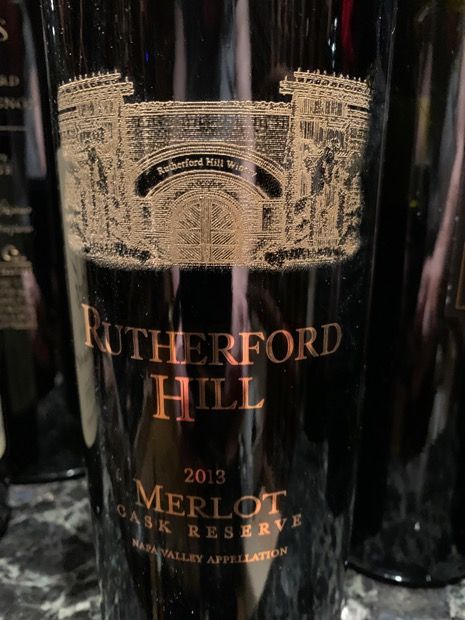 2015 Rutherford Hill Merlot Hillside Caves, USA, California, Napa ...
