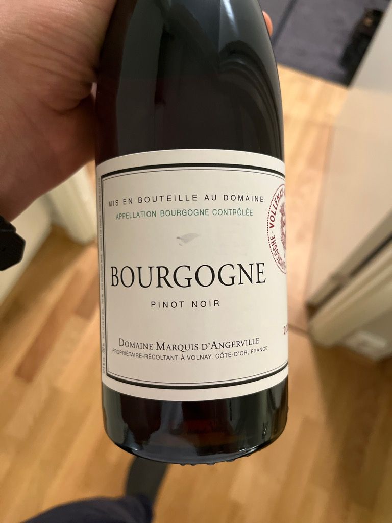 2021 Domaine Marquis d'Angerville Bourgogne, France, Burgundy ...