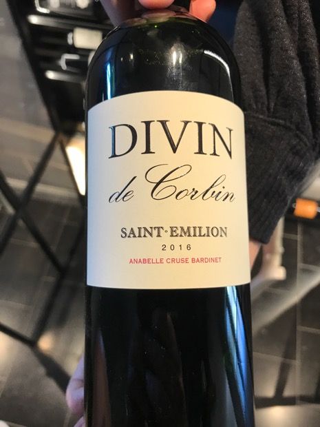 2016 Château Corbin Divin de Corbin, France, Bordeaux, Libournais, St ...