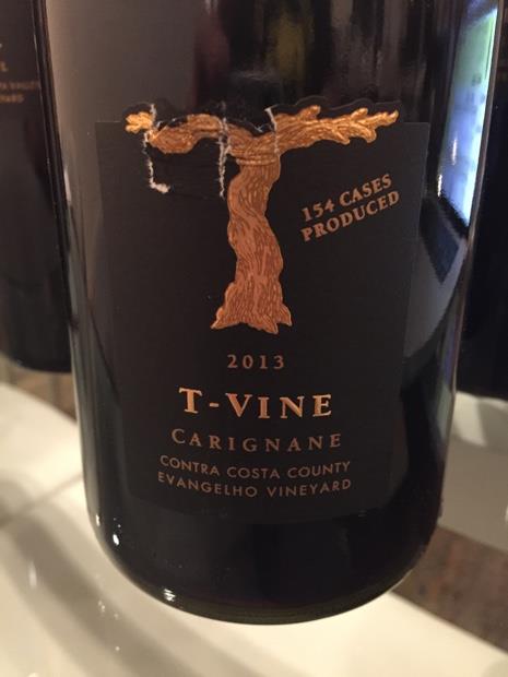 2013 T-Vine Cellars Carignane Contra Costa County, USA, California ...