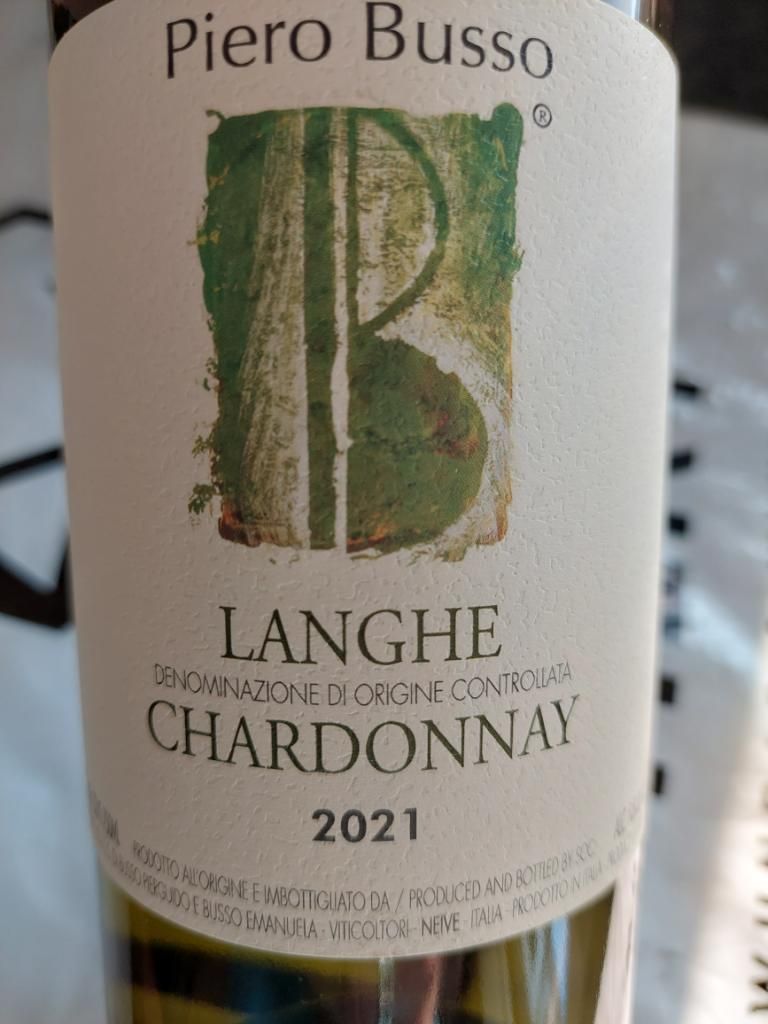 2022 Piero Busso Langhe Bianco, Italy, Piedmont, Langhe, Langhe DOC ...