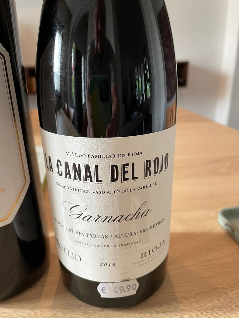 2016 Proelio (Vinoteca Palacios) Rioja La Canal Del Rojo, Spain, La ...