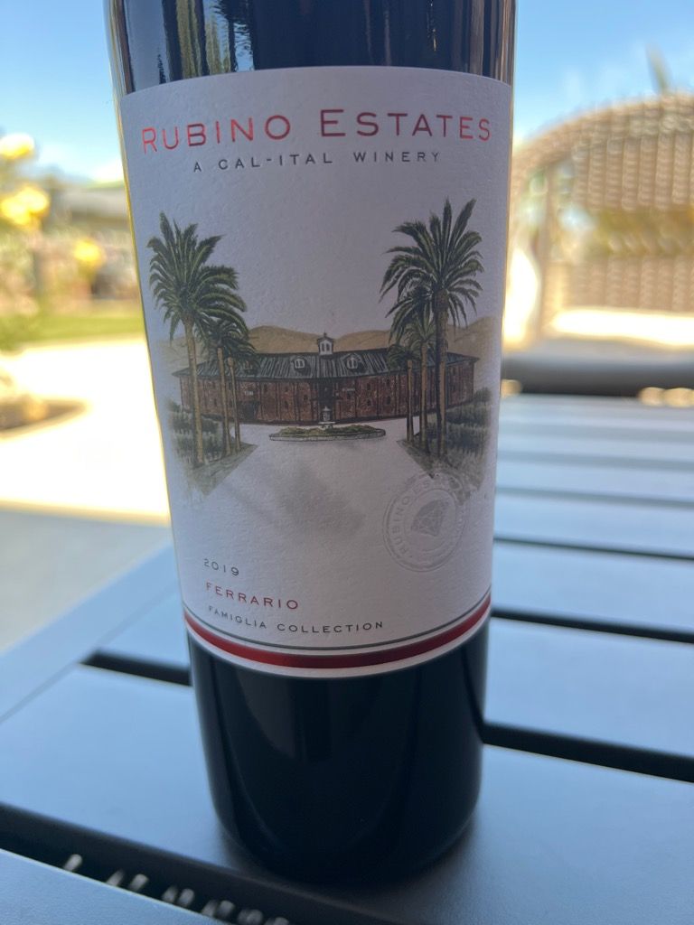 2019 Rubino Estates Winery Ferrario, USA, California, San Francisco Bay ...