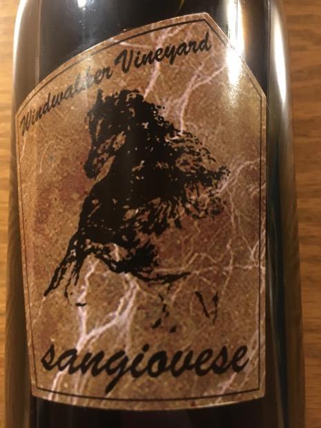 2007 Windwalker Vineyard Sangiovese, USA, California, Sierra Foothills ...