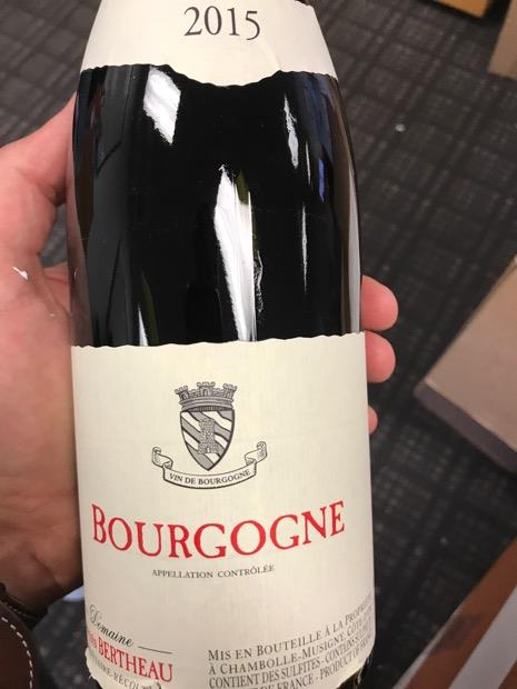 2015 Domaine Bertheau (Pierre et François) Bourgogne, France, Burgundy ...