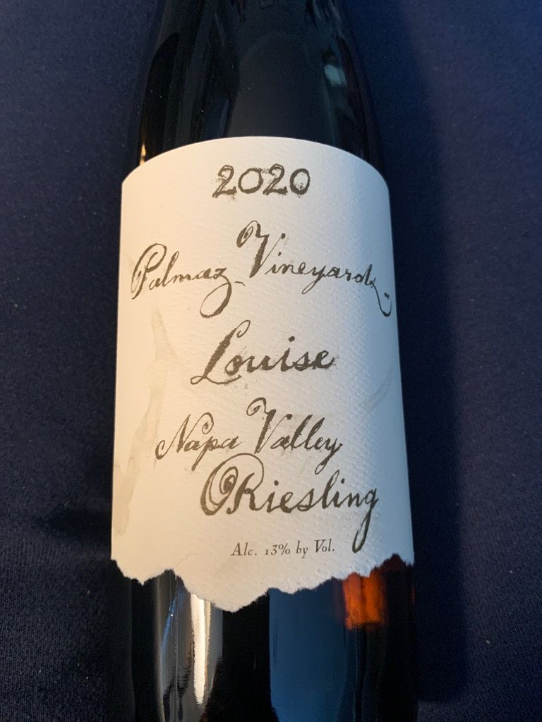 2020 Palmaz Vineyards Riesling Louise, USA, California, Napa Valley ...