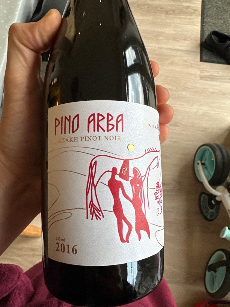 2016 Arba Wines Pinot Noir Assa Valley Almaty, Kazakhstan, Shar Shar ...