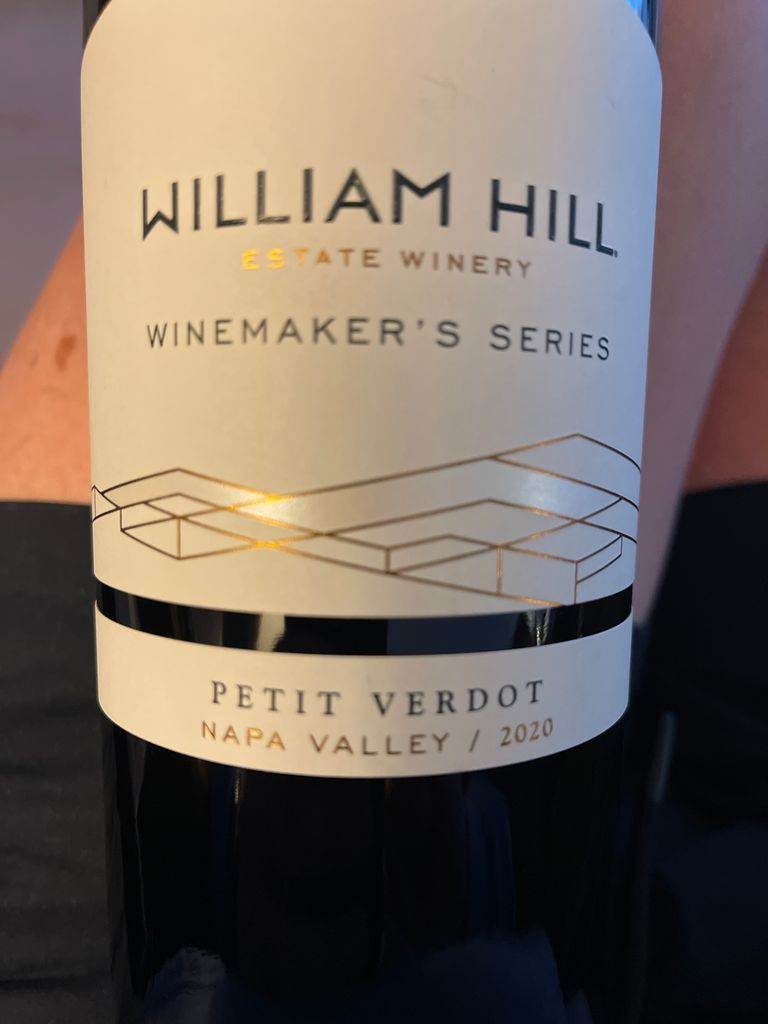 2020 William Hill Winery Petit Verdot Winemaker's Series, USA ...
