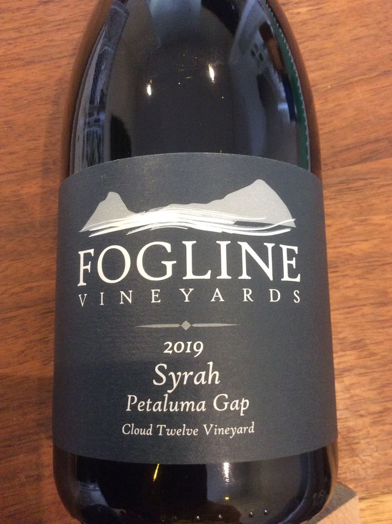 2019 Fogline Vineyards Syrah Cloud 12, USA, California, Sonoma County ...