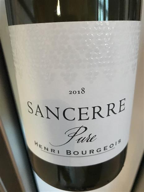 2018 Henri Bourgeois Sancerre Pure, France, Loire Valley, Upper Loire ...