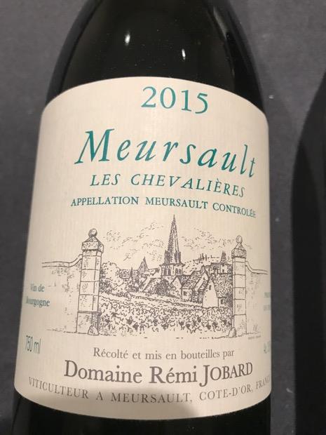 2015 Domaine Rémi Jobard Meursault Les Chevalières, France, Burgundy ...