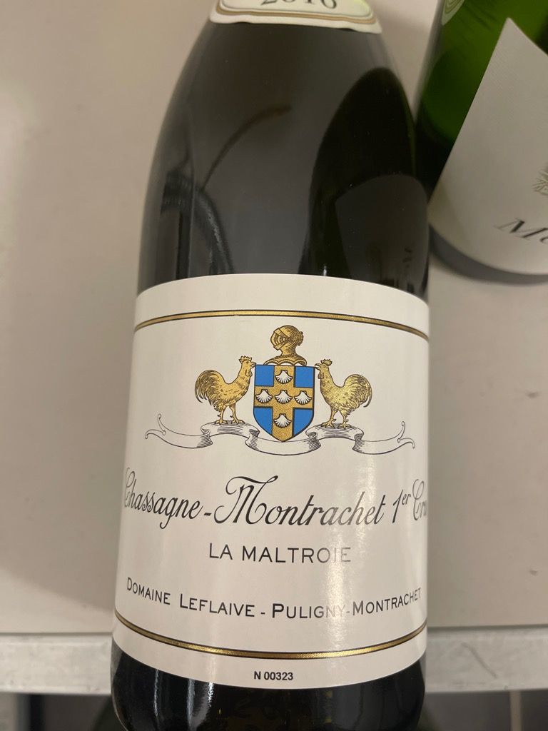 2016 Olivier Leflaive Chassagne-Montrachet, France, Burgundy, Côte de ...