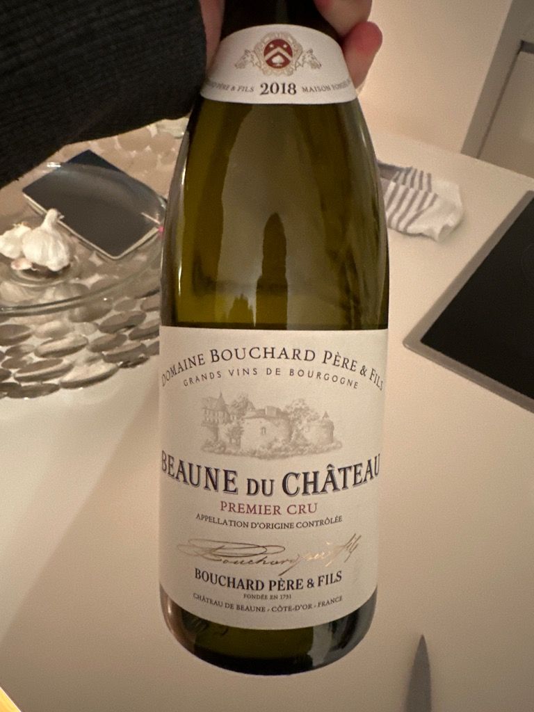 2018 Bouchard Aîné & Fils Beaune 1er Cru Marconnets Blanc, France ...