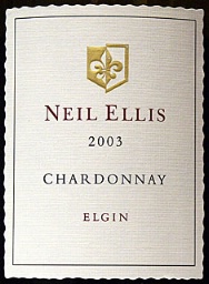 1997 Neil Ellis Chardonnay Elgin, South Africa, Cape South Coast, Elgin ...