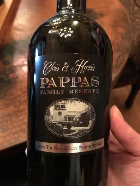 2001 chris and harris pappas Cabernet Sauvignon, USA, California, Napa ...