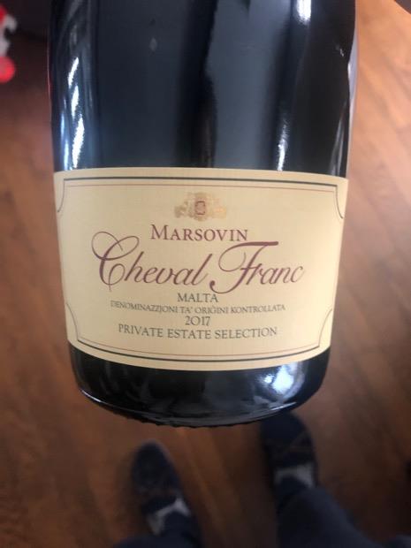 2017 Marsovin Cabernet Franc Private Estate Selection Cheval Franc ...