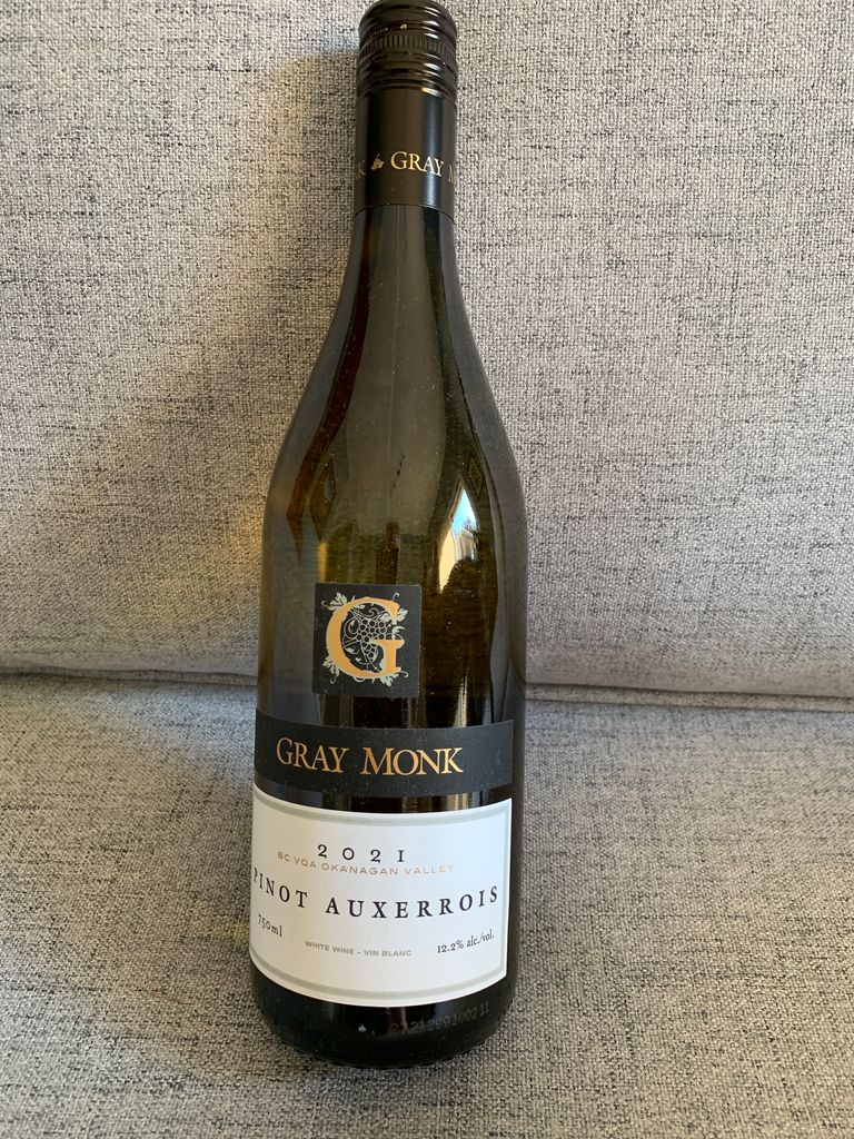 2021 Gray Monk Estate Winery Pinot Auxerrois, Canada, British Columbia ...