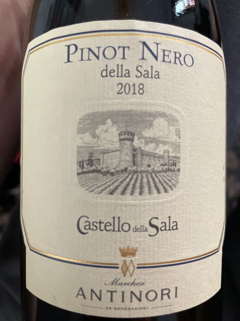 2018 Castello della Sala (Antinori) Pinot Nero Umbria, Italy, Umbria ...