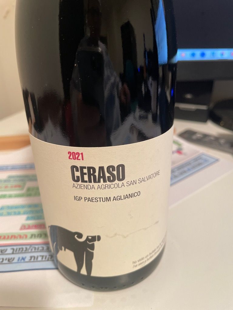 2021 San Salvatore Aglianico Ceraso, Italy, Campania, Paestum IGT ...