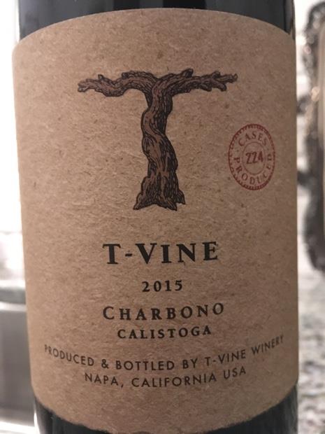 2015 T-Vine Cellars Charbono Calistoga, USA, California, Napa Valley ...
