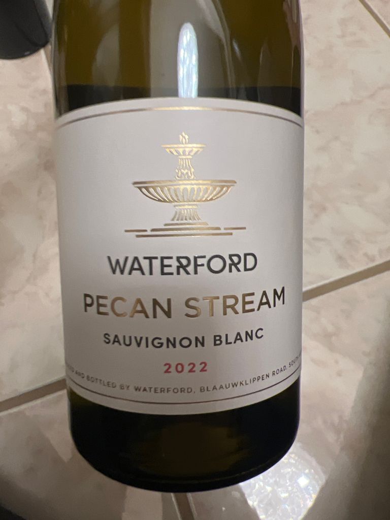 2022 Waterford Estate Sauvignon Blanc Pecan Stream, South Africa ...