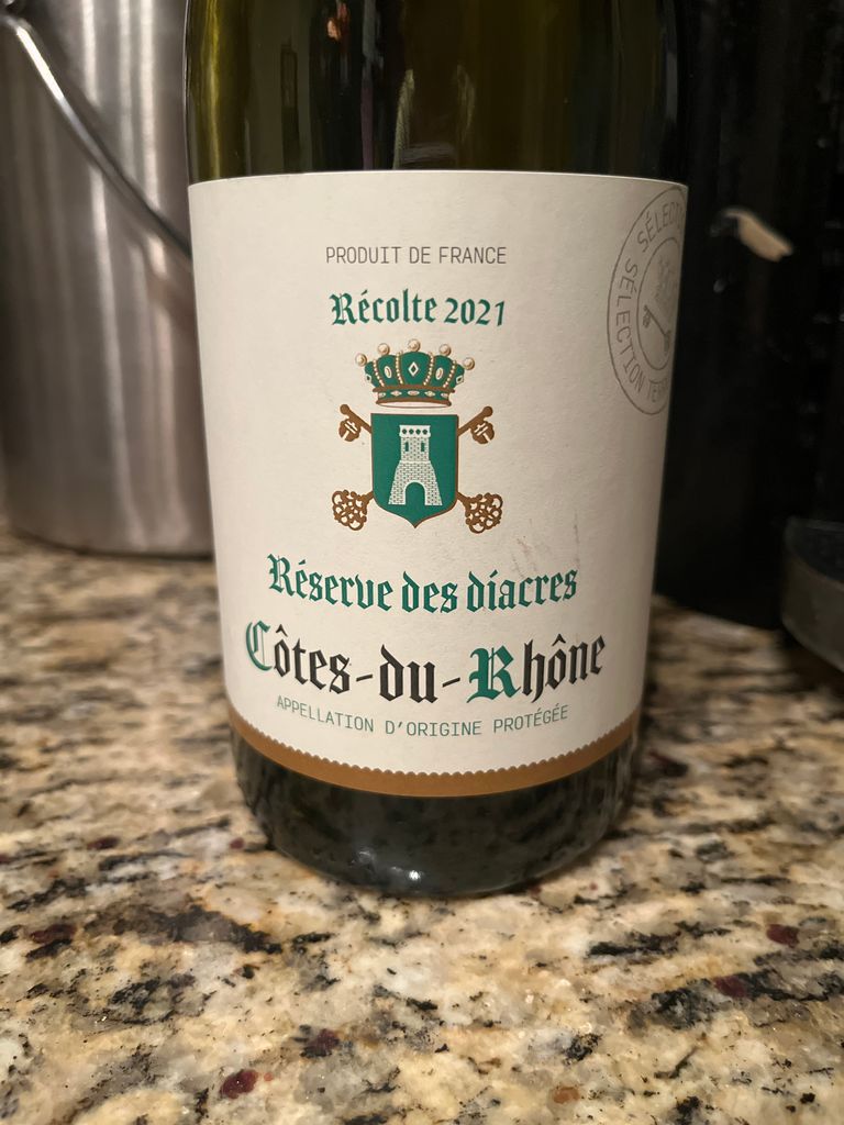 2023 Domaine de Cristia Côtes du Rhône Blanc Cristia Collection, France ...