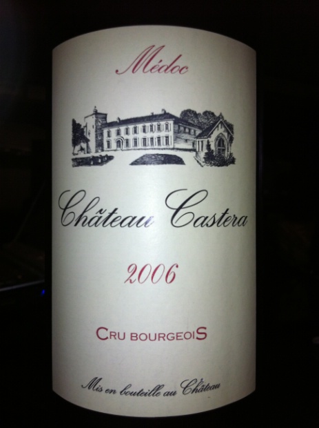 2006 Château Castera, France, Bordeaux, Médoc - CellarTracker