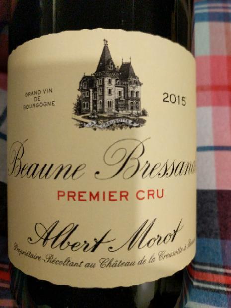 2015 Albert Morot Beaune 1er Cru Bressandes, France, Burgundy, Côte de ...