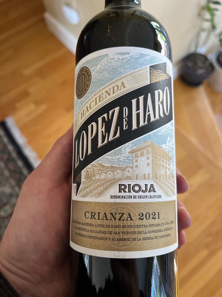 2021 Bodega Classica Rioja Hacienda López de Haro Crianza, Spain, La ...