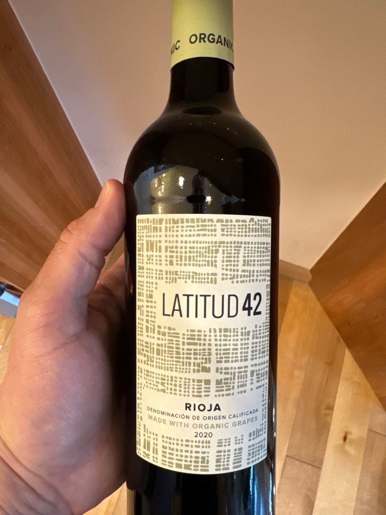 2020 Latitud 42 Rioja Organic, Spain, La Rioja, Rioja - CellarTracker