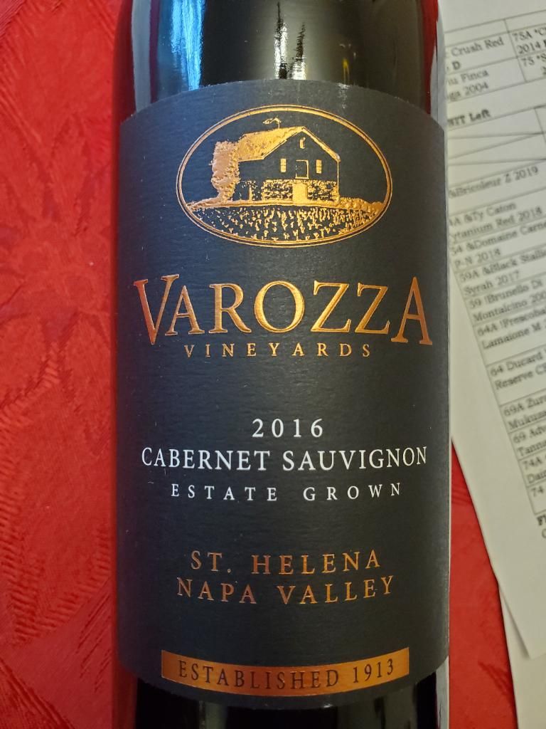 2017 Varozza Vineyards Cabernet Sauvignon, USA, California, Napa Valley ...