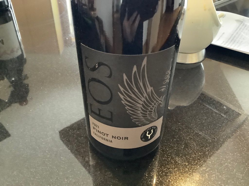 2021 EOS Pinot Noir, USA, California - CellarTracker