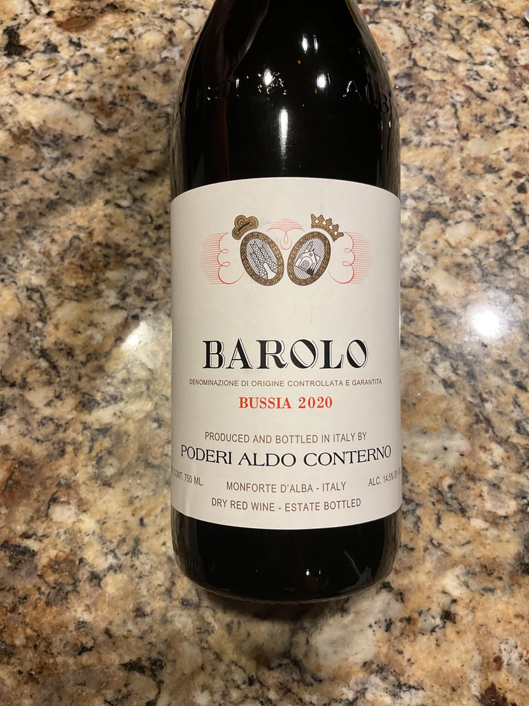 2021 Poderi Aldo Conterno Barolo Bussia, Italy, Piedmont, Langhe ...