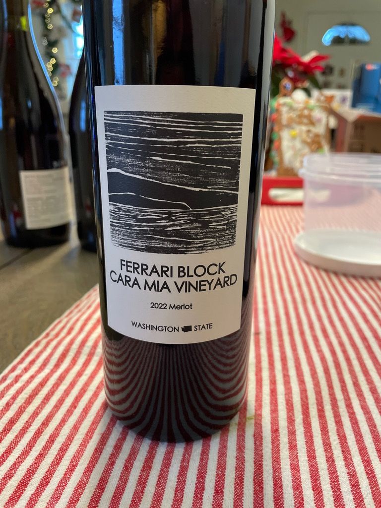 2022 Block Wines Merlot Ferrari Block Cara Mia Vineyard, USA ...
