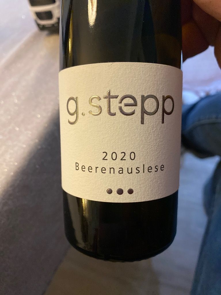 2020 Gerd Stepp Beerenauslese, Germany, Pfalz - CellarTracker