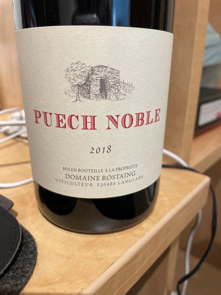 2018 Rene Rostaing Coteaux du Languedoc Puech Noble, France, Languedoc ...