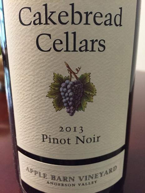 2013 Cakebread Cellars Pinot Noir Apple Barn Vineyard, USA, California ...