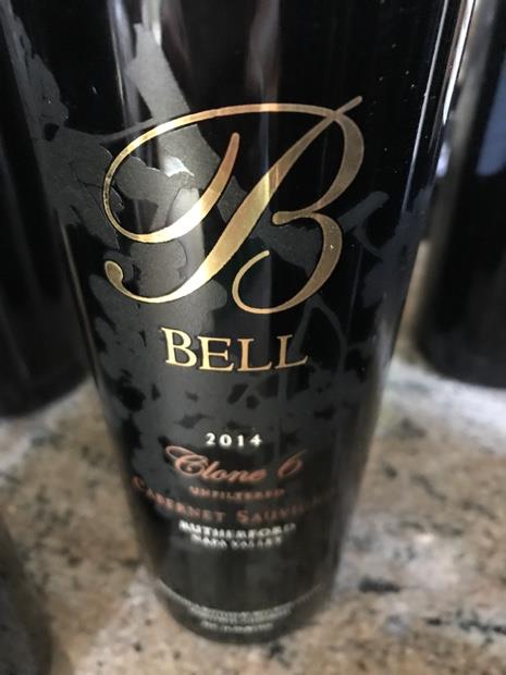 2014 Bell Wine Cellars Cabernet Sauvignon Clone 6, USA, California ...