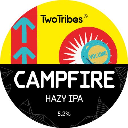 NV Two Tribes Brewing Co Campfire , Hazy IPA, United Kingdom, England ...