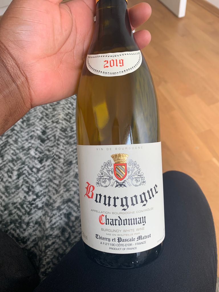 2019 Domaine Matrot Chardonnay Bourgogne Blanc, France, Burgundy ...