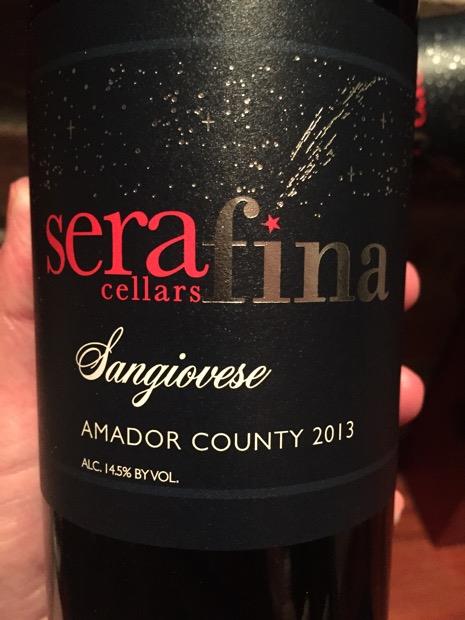2013 Sera Fina Cellars Primitivo, USA, California, Sierra Foothills ...
