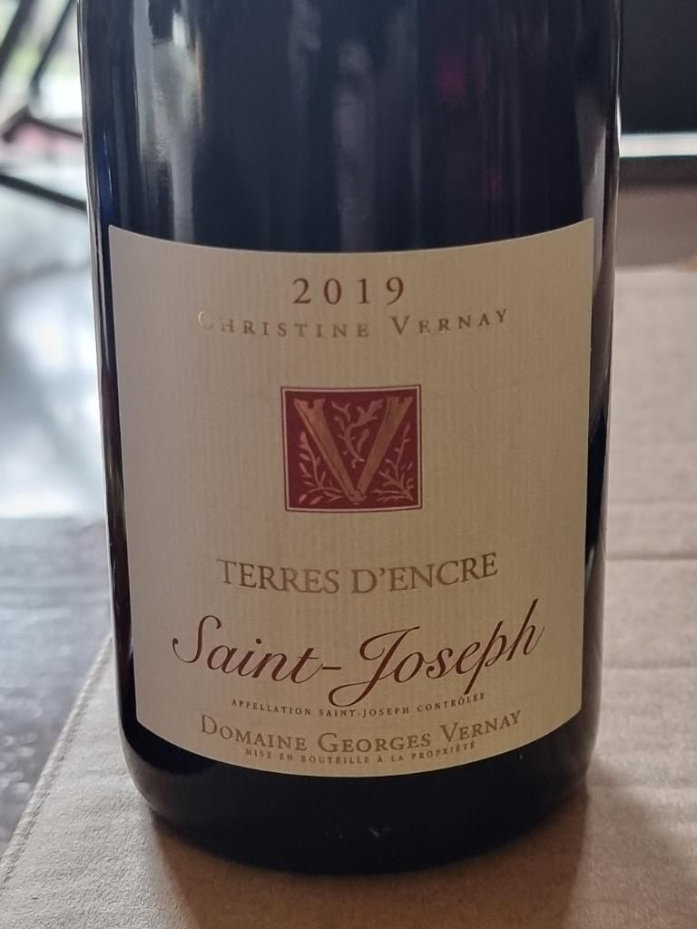 2019 Domaine Georges Vernay St. Joseph Terres d'Encre, France, Rhône ...