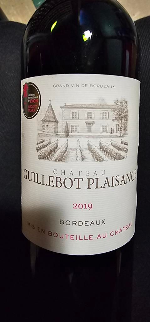 2019 Château Guillebot Plaisance, France, Bordeaux, Bordeaux Supérieur ...