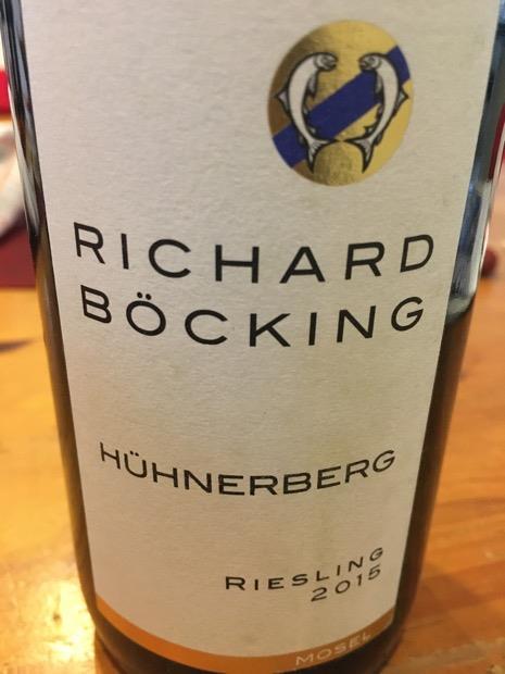 2015 Richard Bocking Riesling Devon, Germany, Mosel Saar Ruwer ...