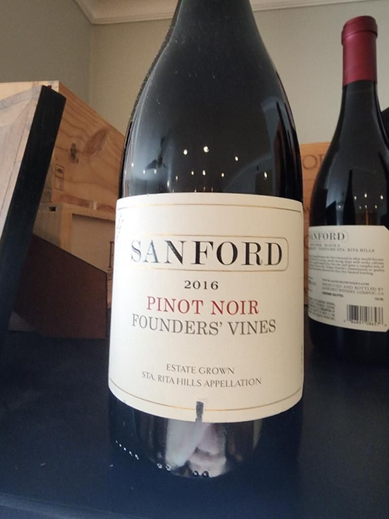2016 Sanford Pinot Noir Founders Vines Sanford & Benedict Vineyard, USA ...