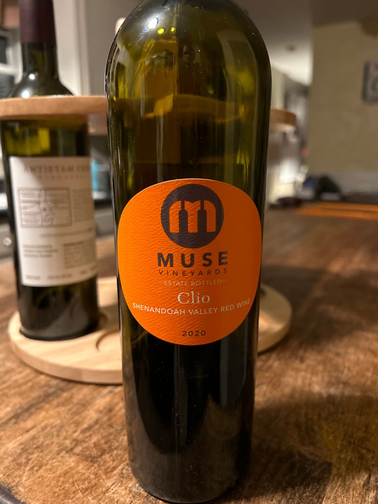 2020 Muse Vineyards Clio, USA, Virginia, Shenandoah Valley - CellarTracker
