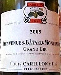 2009 Louis Carillon Bienvenues-Bâtard-Montrachet, France, Burgundy ...