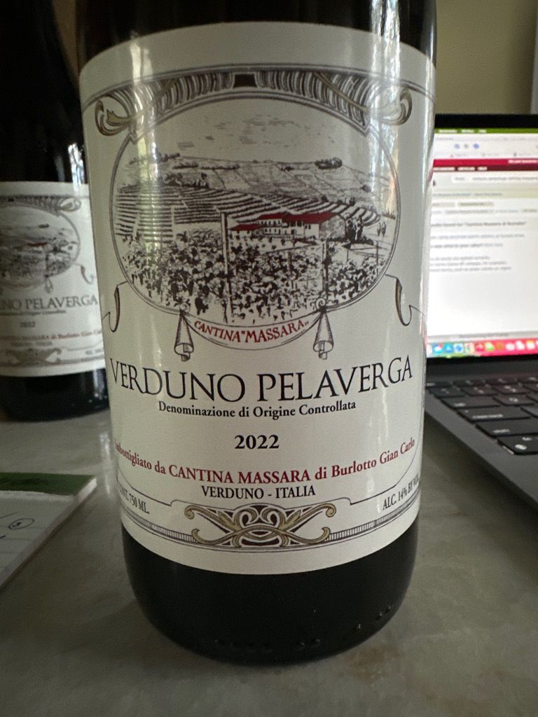2022 Andrea Burlotto & Figli Verduno Pelaverga Cantina Massara, Italy ...